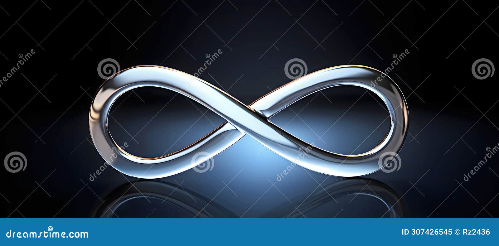 Infinity Symbol. AI Generated. Stock Illustration - Illustration of ...