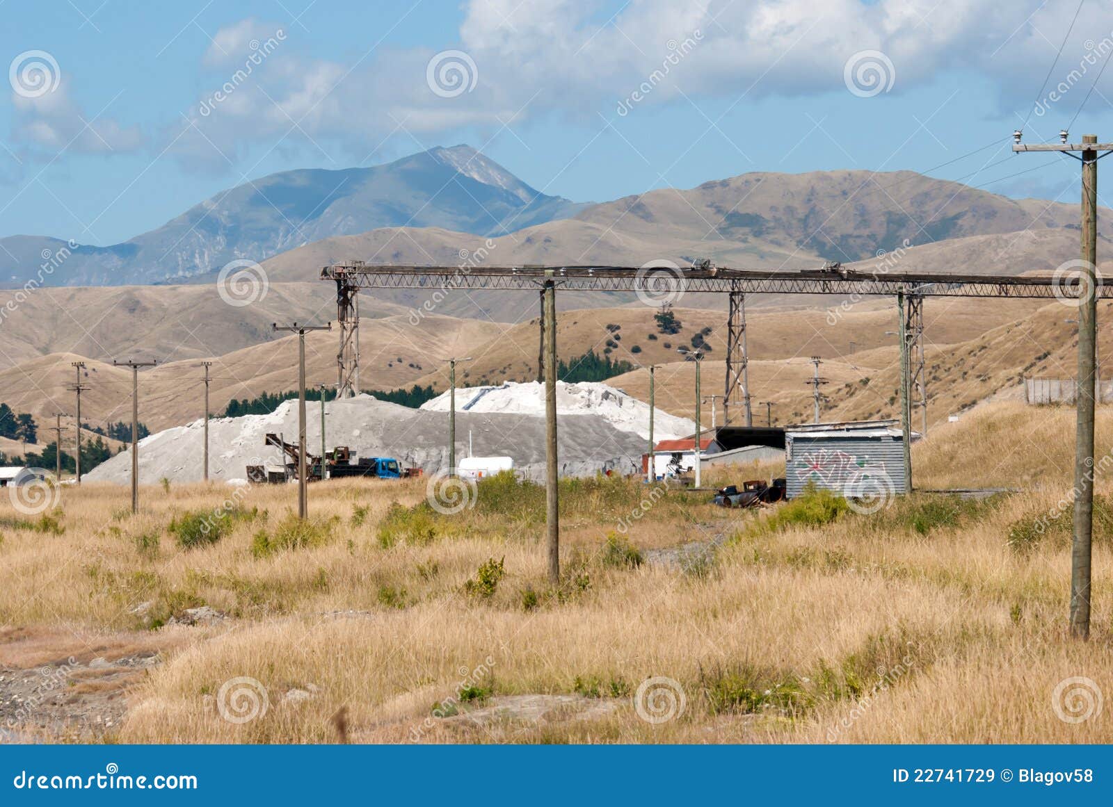 Panorama Over Salt Production Plant Stock Image - Image of adventure ...