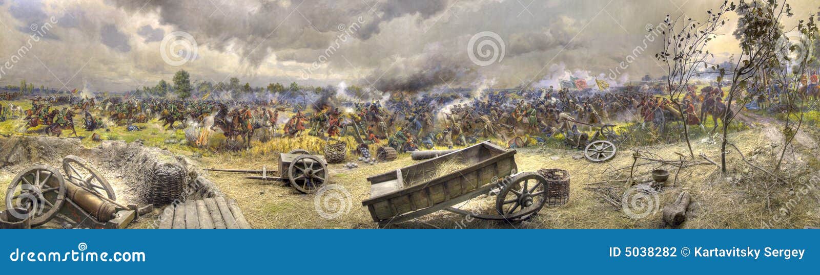 Panorama of the Poltava Fight Stock Photo - Image of ukraine, victory ...