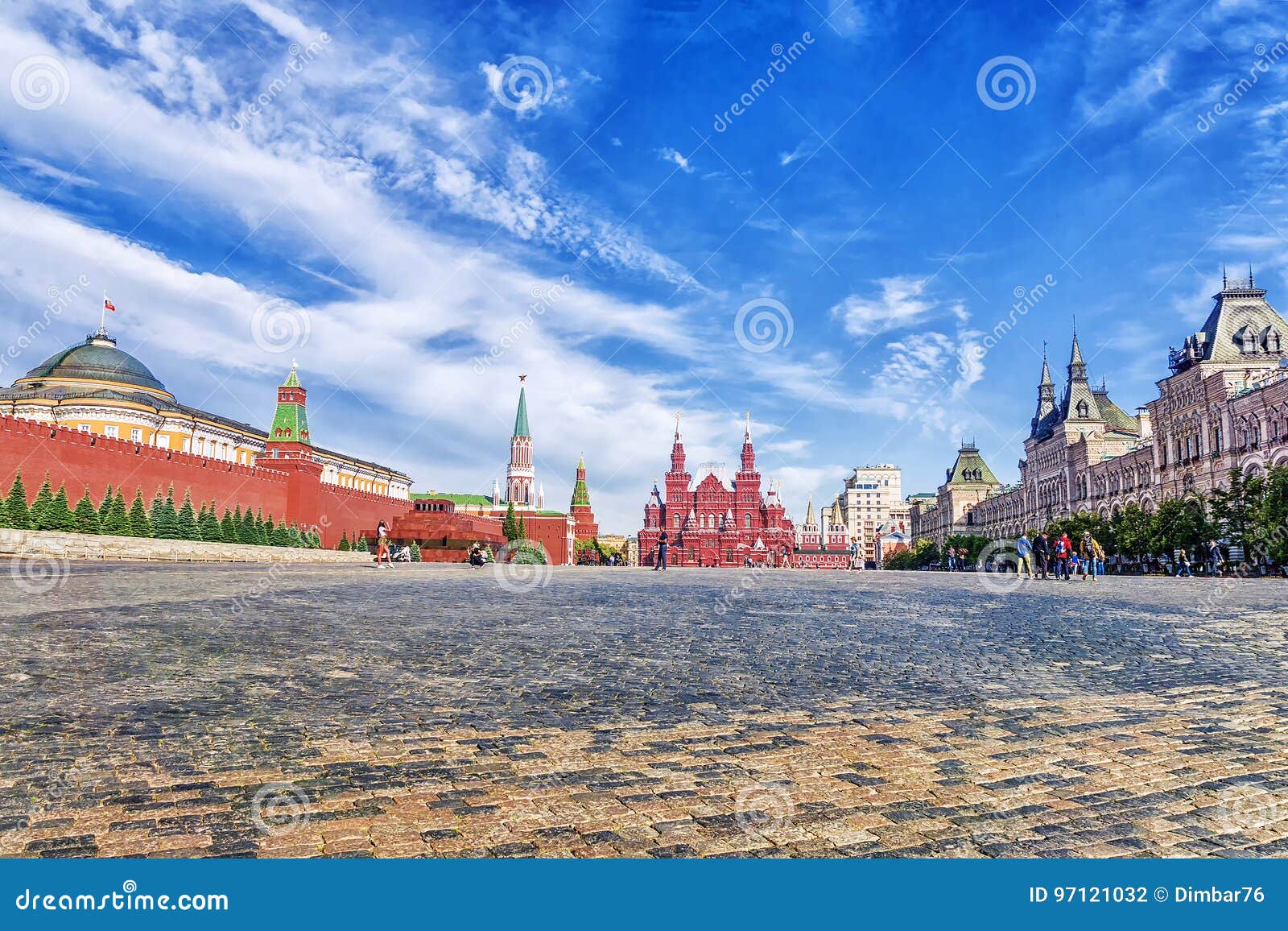Panorama of Red Square in Moscow Editorial Photography - Image of ...