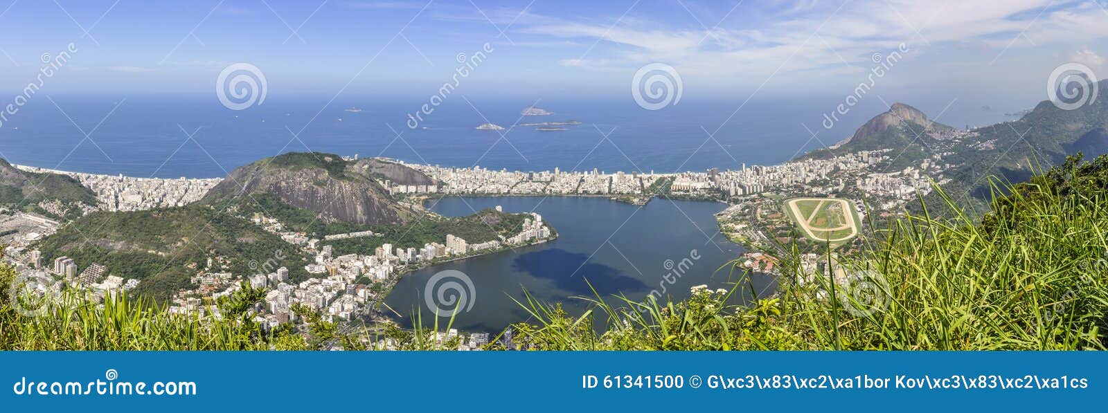 Panorama in Rio De Janeiro, Brazil Stock Photo - Image of vacation ...