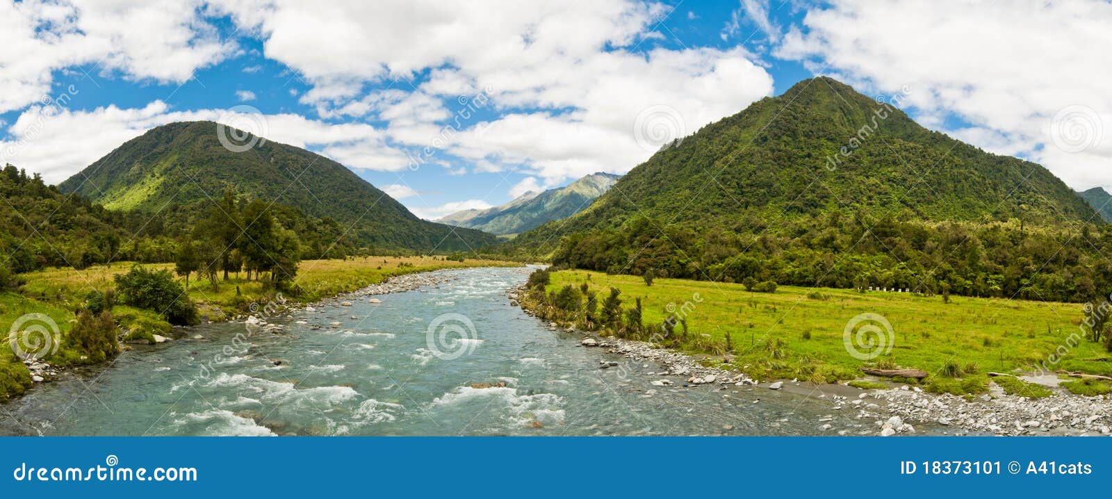 Panorama Of A River Royalty-Free Stock Photo | CartoonDealer.com #18373101