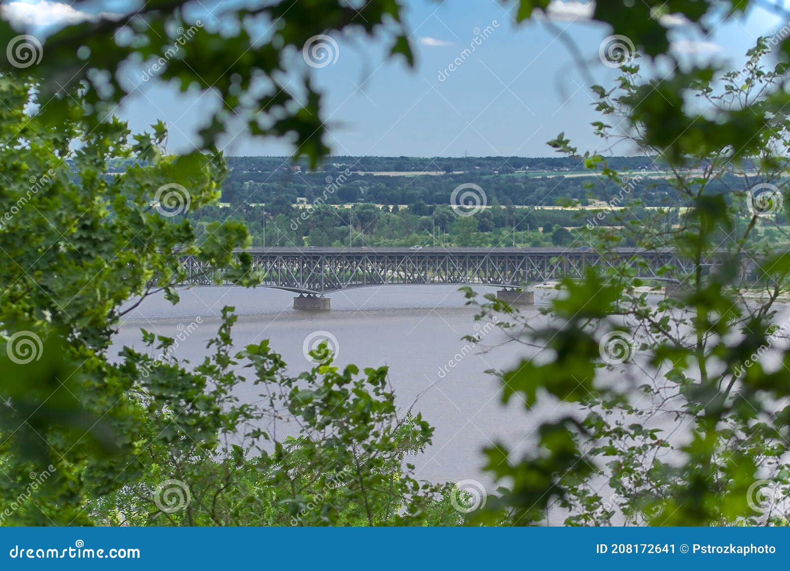 Panorama of the River View from Above Stock Image - Image of building ...