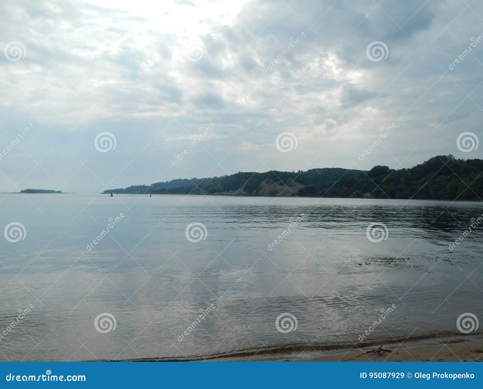 Panorama of the river view stock image. Image of pier - 95087929
