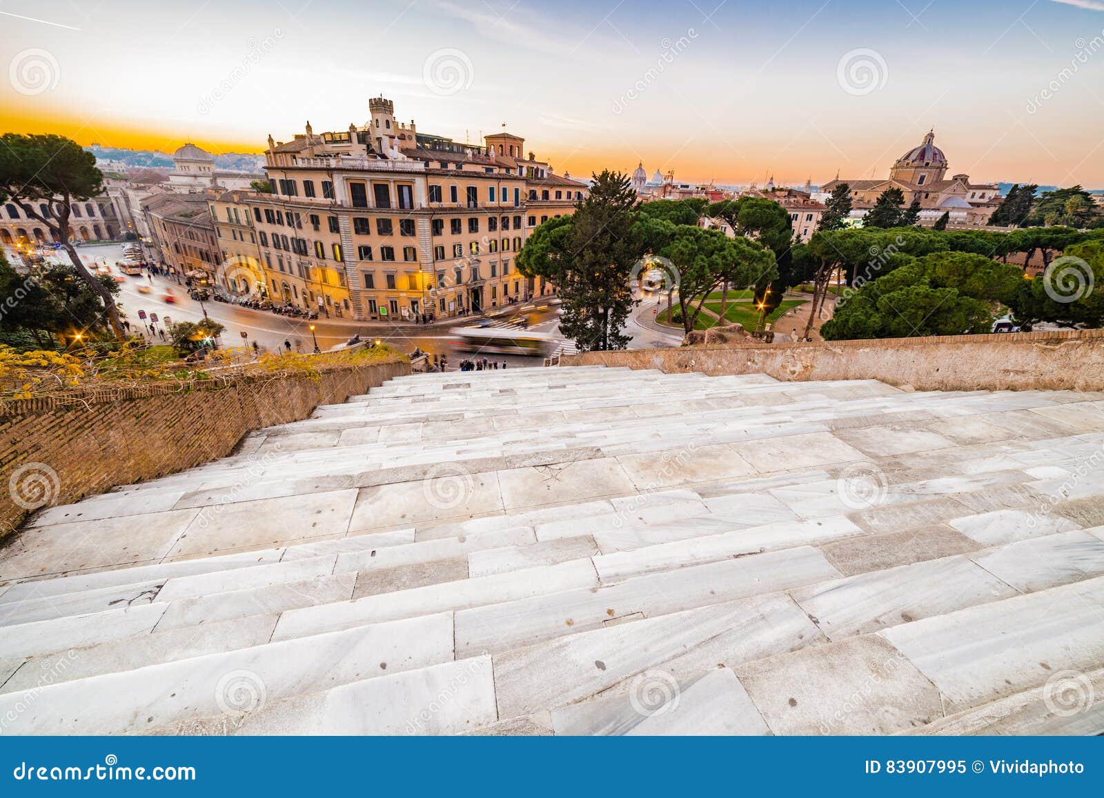 Panorama of Rome stock image. Image of panorama, historical - 83907995