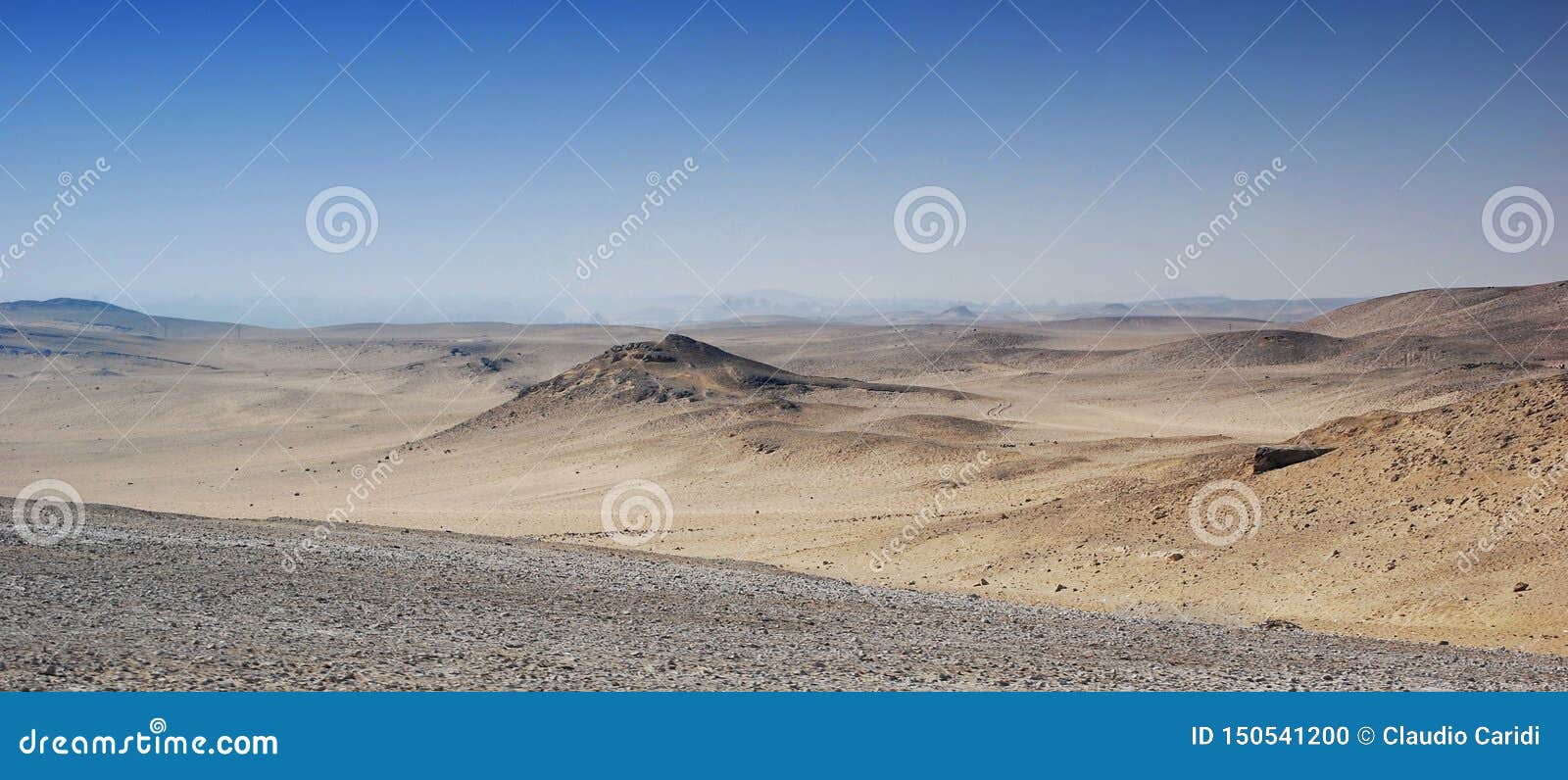 Panorama of Sahara Desert, Sand, Dune. Cairo, Egypt Stock Photo - Image ...