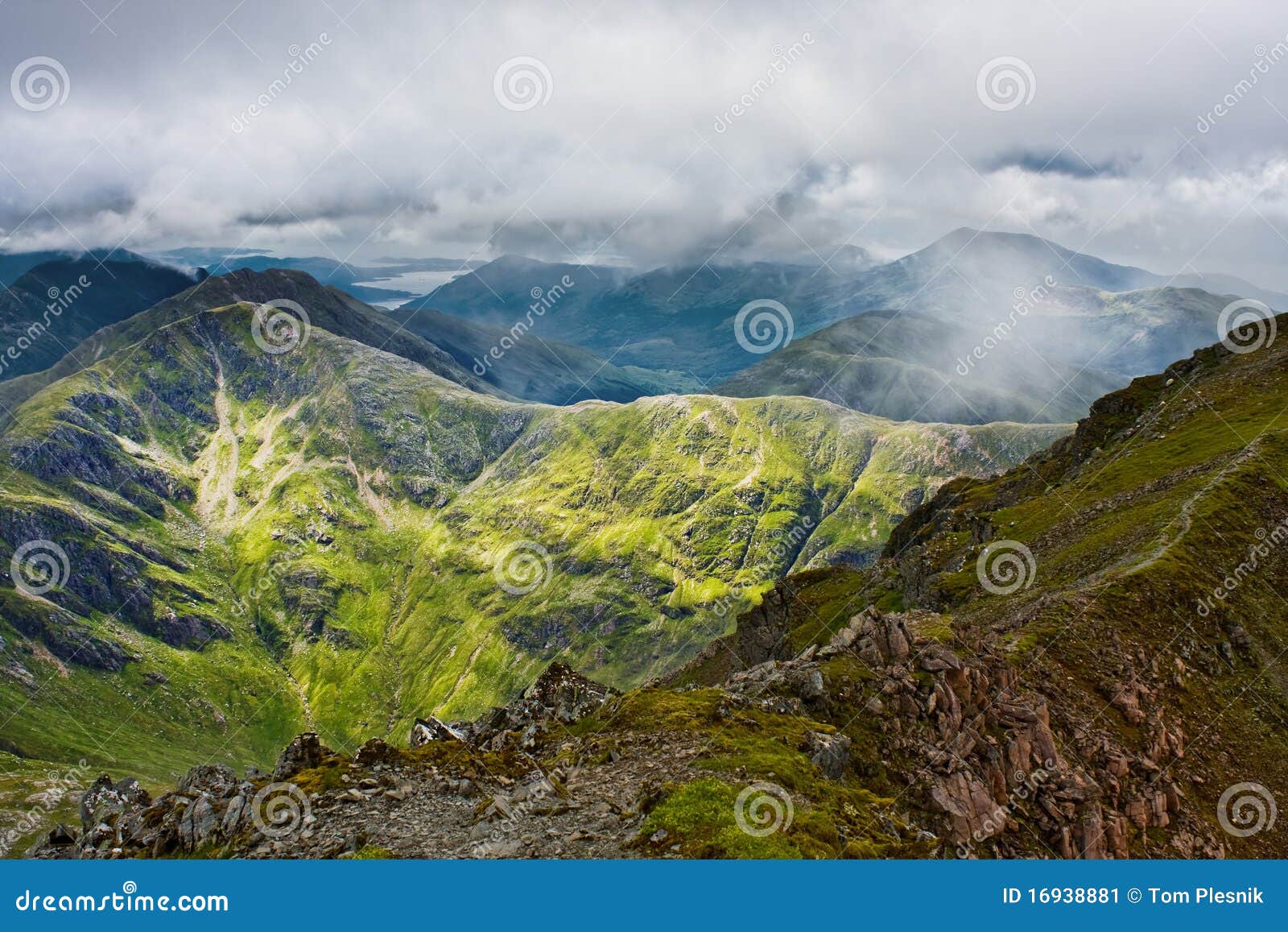Panorama of Scottish Higlands Stock Image - Image of nature, beauty ...