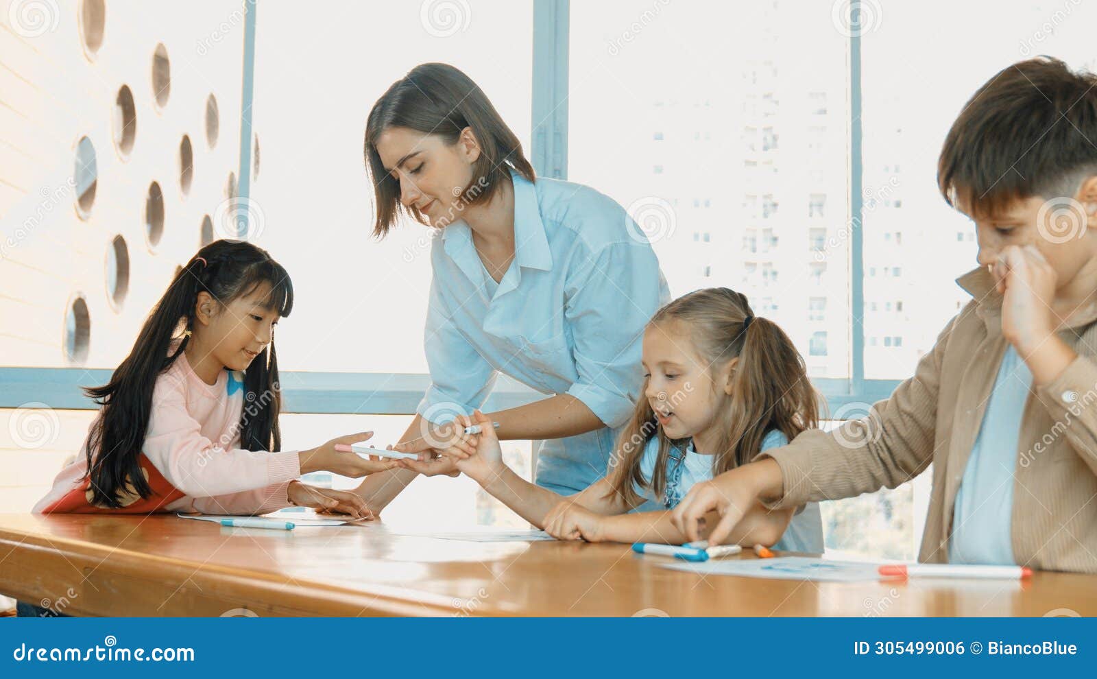 Happy Student and Smart Teacher Drawing and Coloring by Using Marker ...