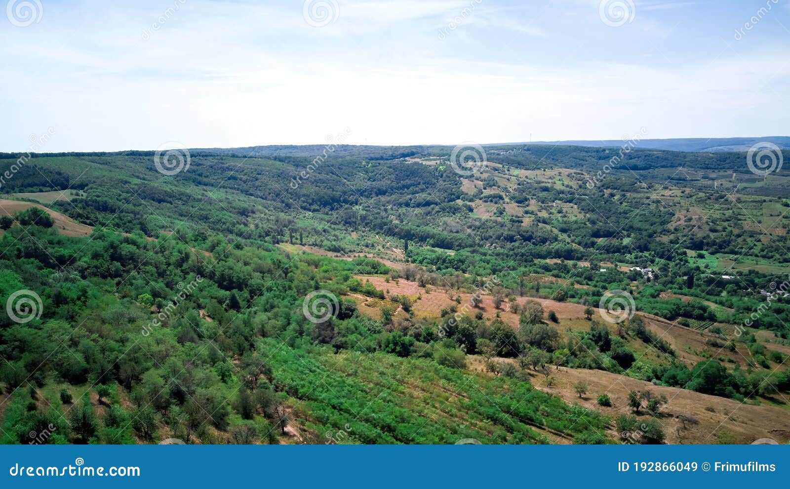 Panorama Shot of Nature of Moldova Stock Image - Image of angle, high ...
