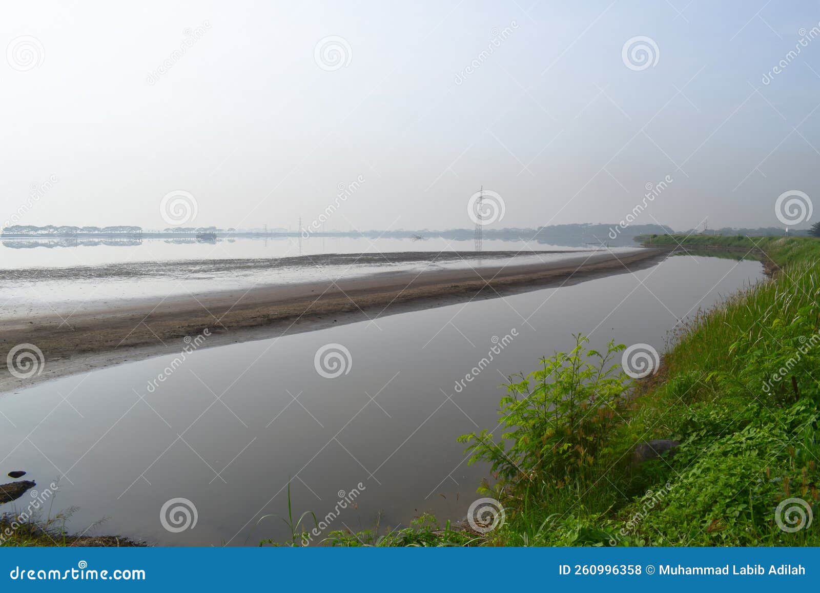 Panorama of the Sidoarjo Mud or Lapindo Mud is a Hot Mud Eruption Event ...