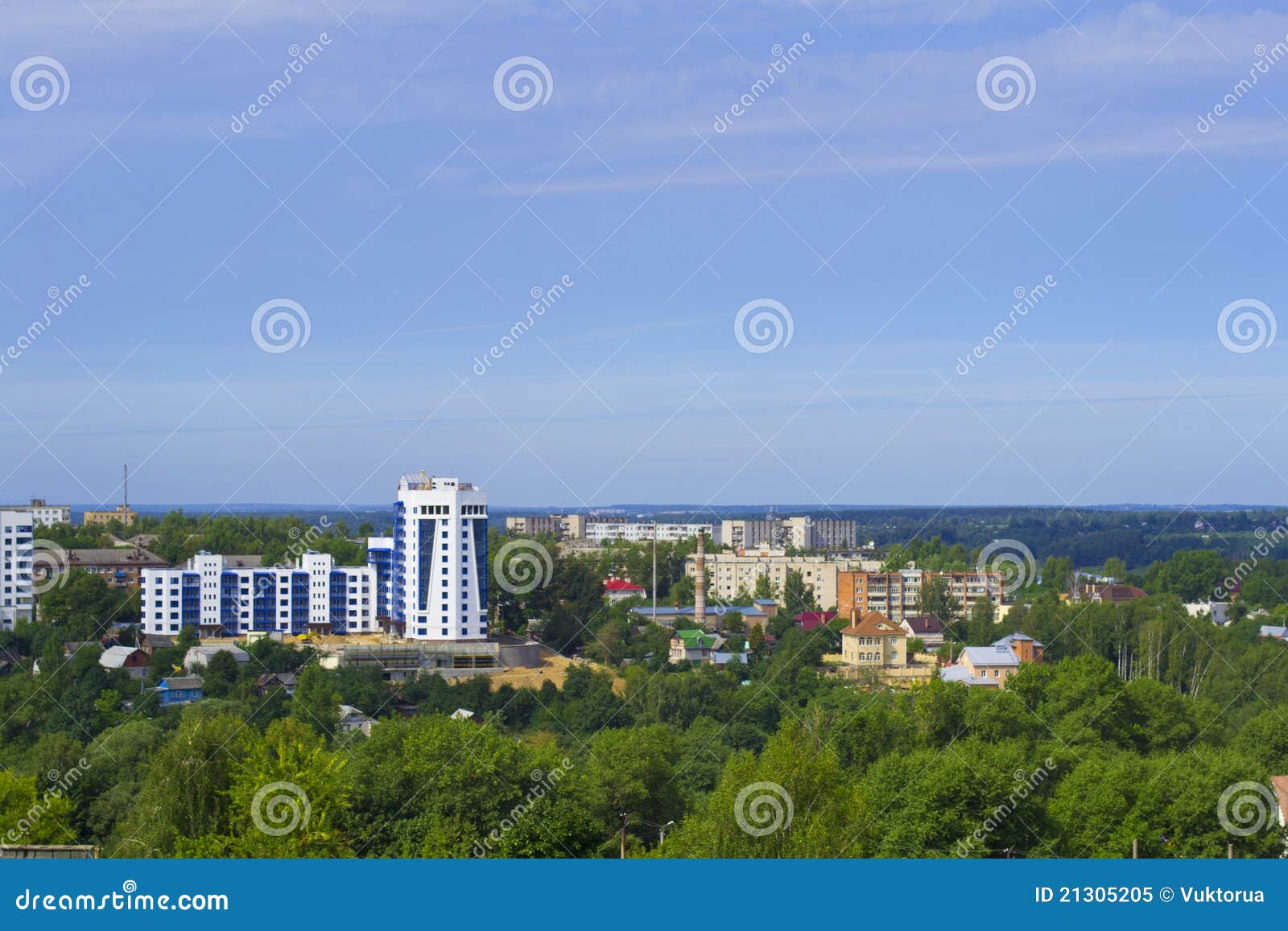 Panorama of Smolensk, Russia Stock Image - Image of buildings, roofs ...