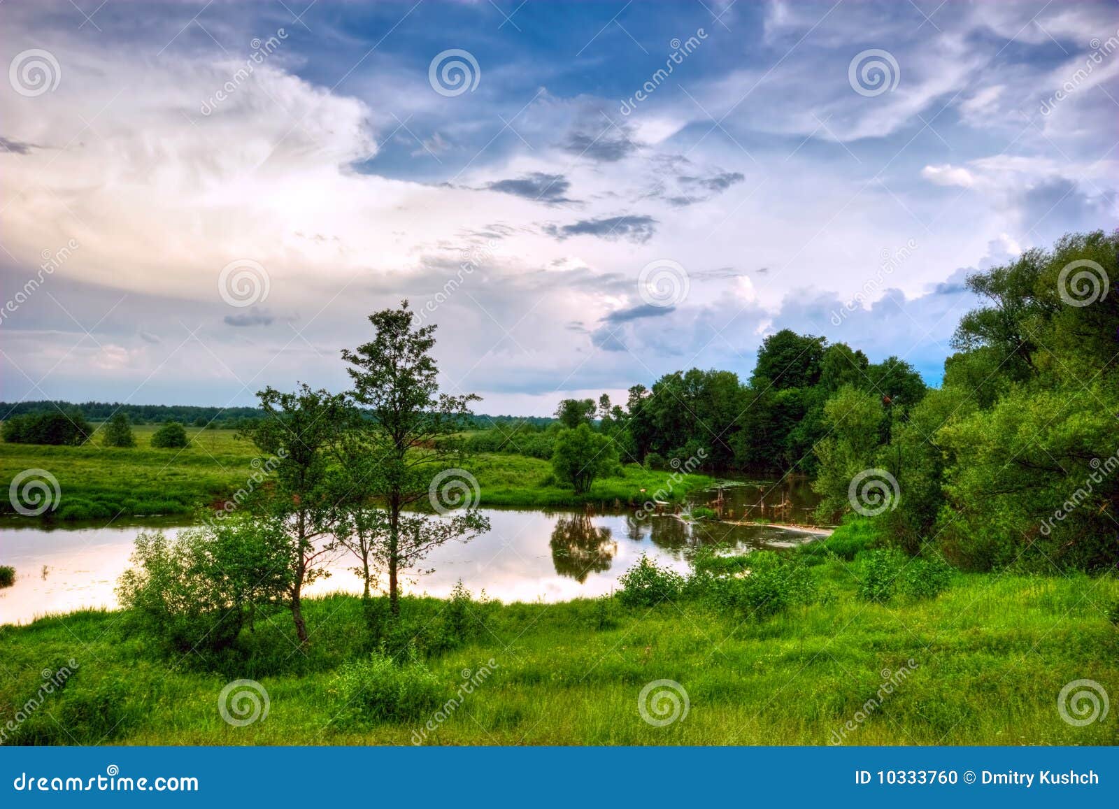 Panorama of Summer in Russia Stock Photo - Image of autumn, bush: 10333760