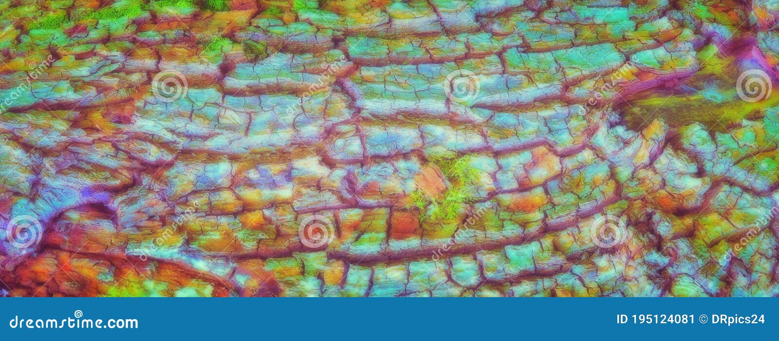 Panorama Texture Background of Tree Bark in Abstract Colors Stock Image ...