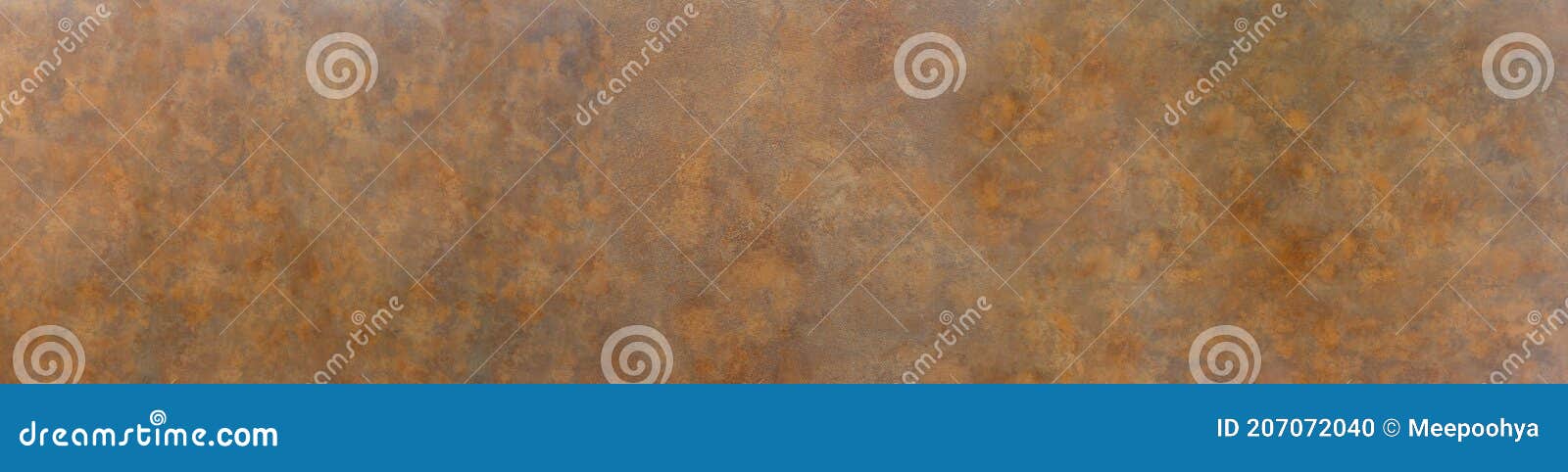 Panorama Texture of the Wall with a Rust Pattern Stock Photo - Image of ...