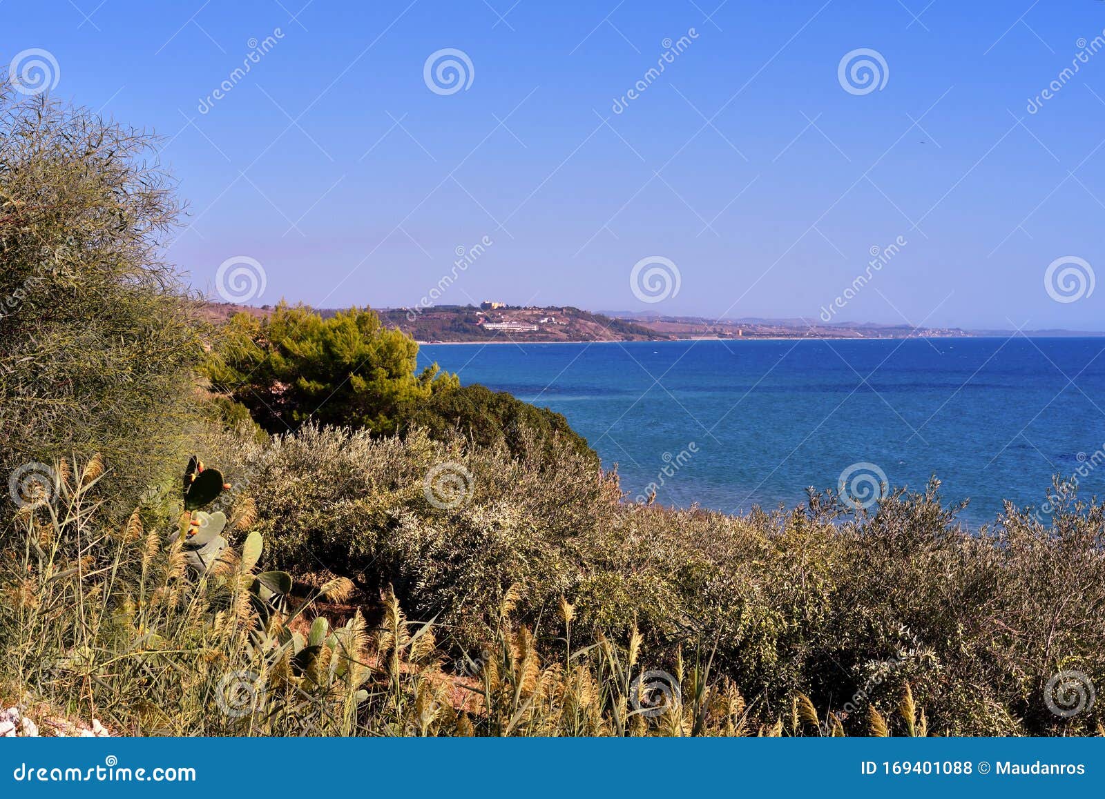 Sciacca, Sicily, Italy stock photo. Image of sand, view - 169401088