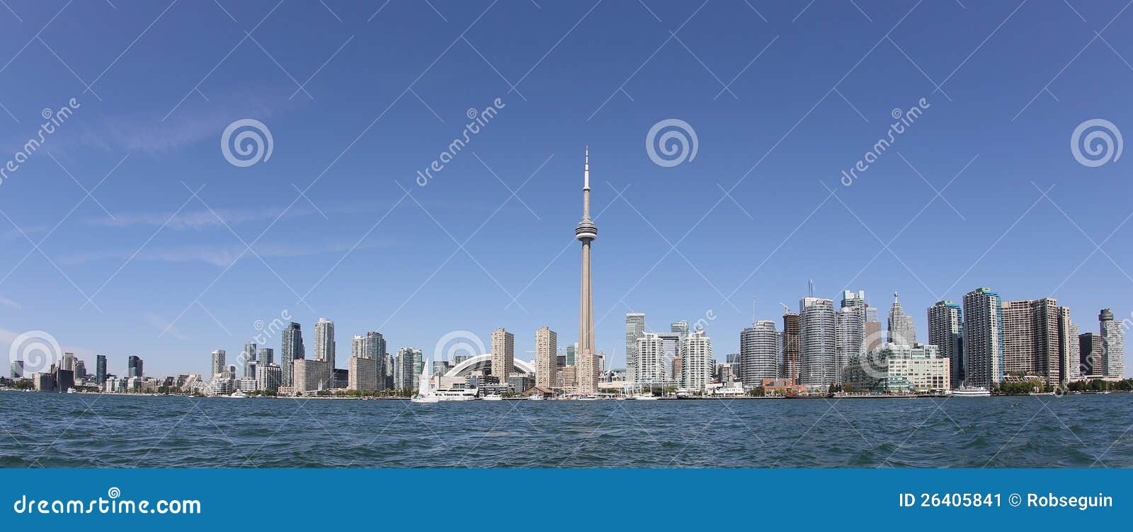 Panorama of Toronto Harbour Editorial Photo - Image of city, boats ...