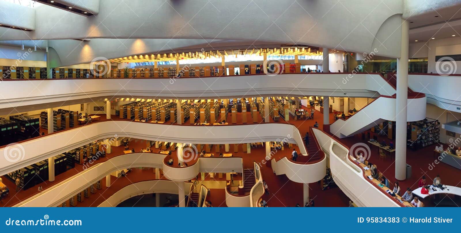 Panorama of the Toronto Reference Library Editorial Stock Photo - Image ...