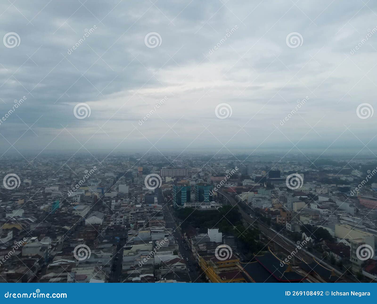 The Panorama from Tower of Center Point Stock Photo - Image of skyline ...