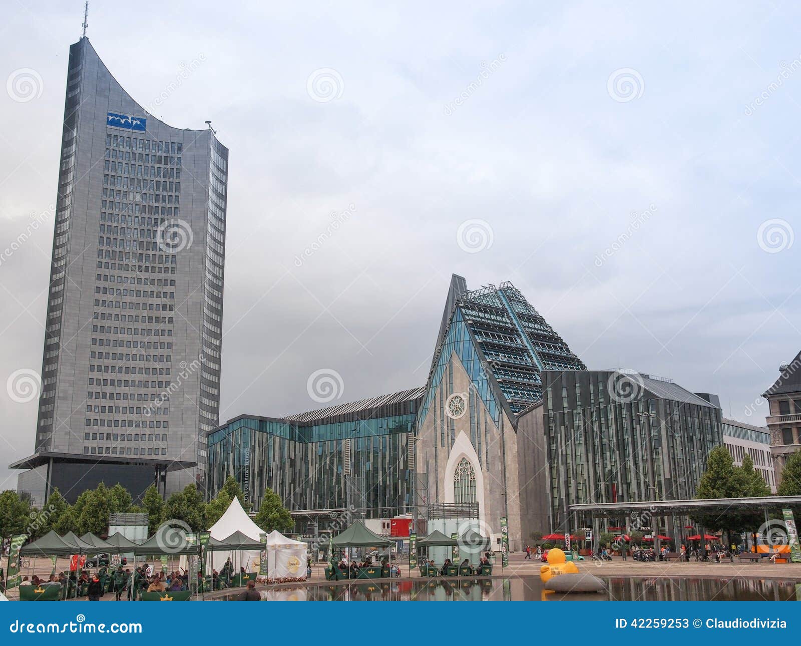 Panorama Tower Leipzig editorial stock photo. Image of platform - 42259253
