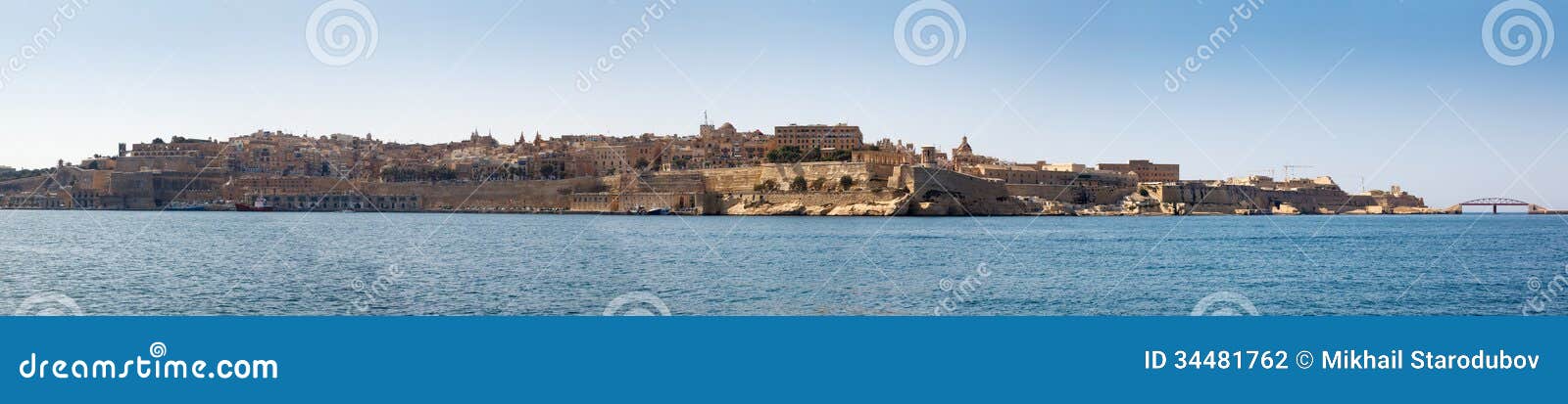 Panorama of Valletta Malta 2013 Stock Photo - Image of anglican ...