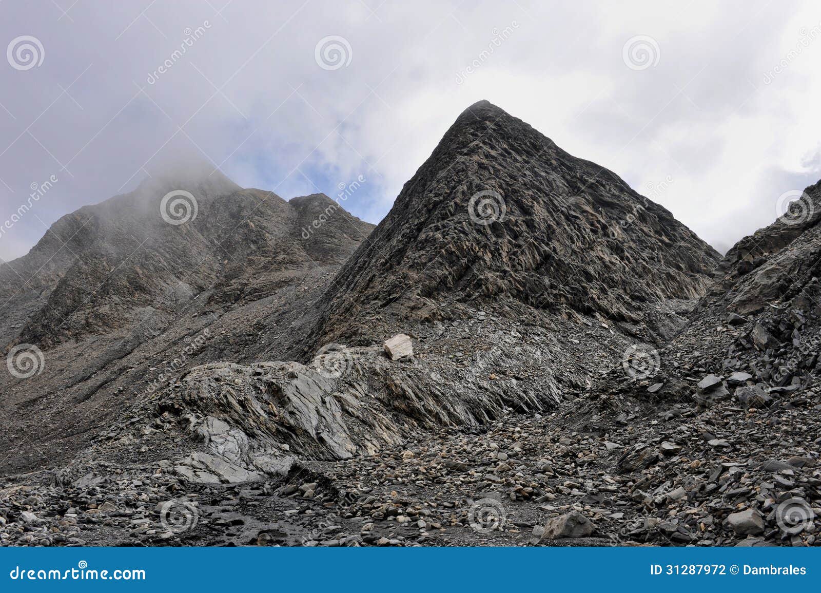 Panorama Van Alpen: Bergen En Rivieren Stock Foto - Image of groot ...