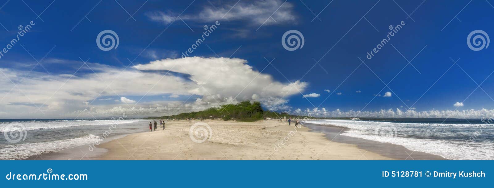 Panorama Van Manier in Paradijs Stock Afbeelding - Image of kustlijn ...