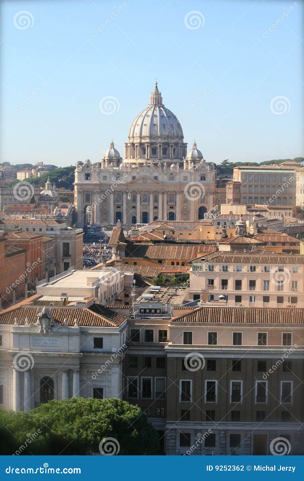 Panorama of the Vatican City Stock Photo - Image of baroque ...