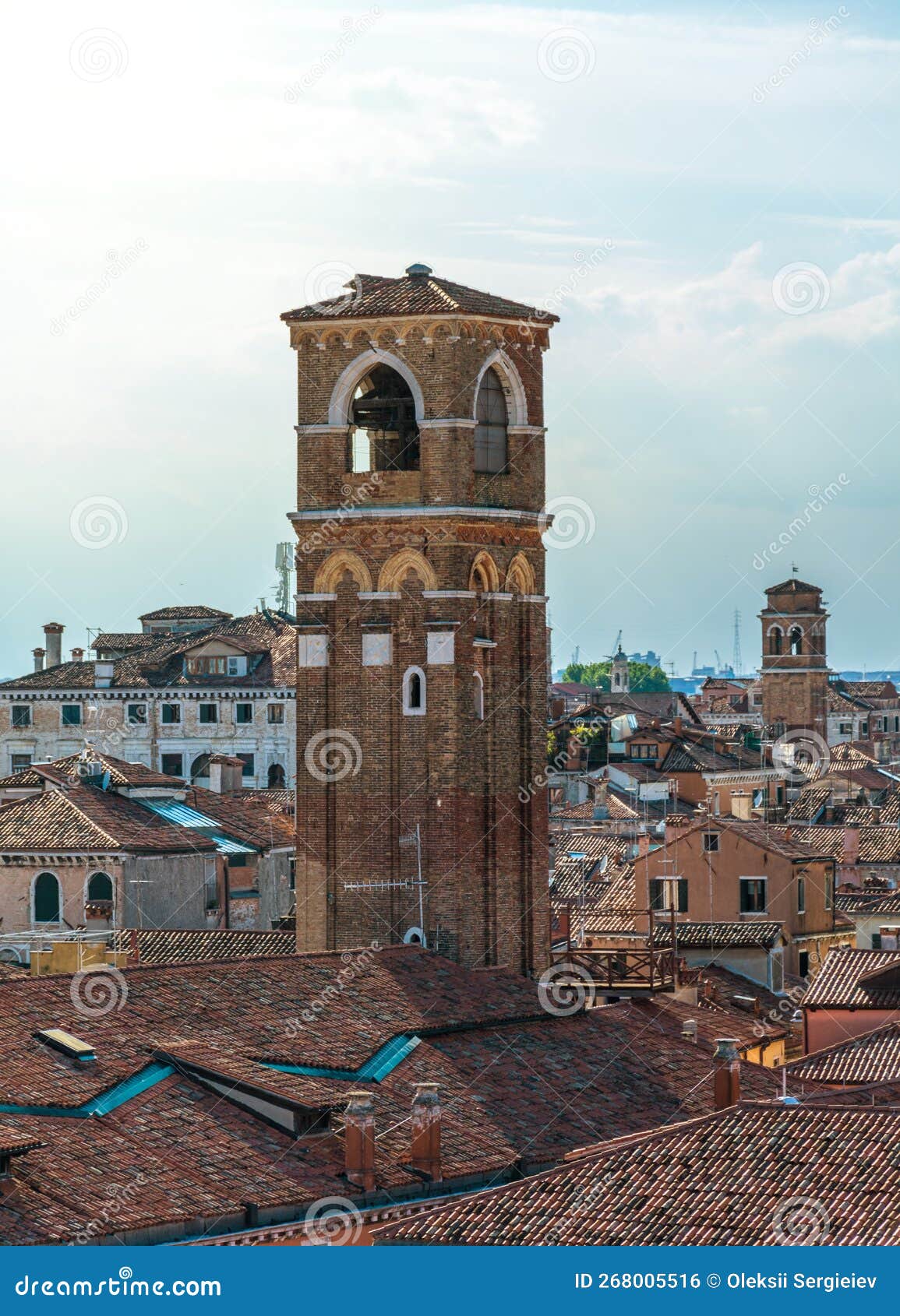 Panorama of Venice from a Bird`s Eye View Editorial Photo - Image of ...