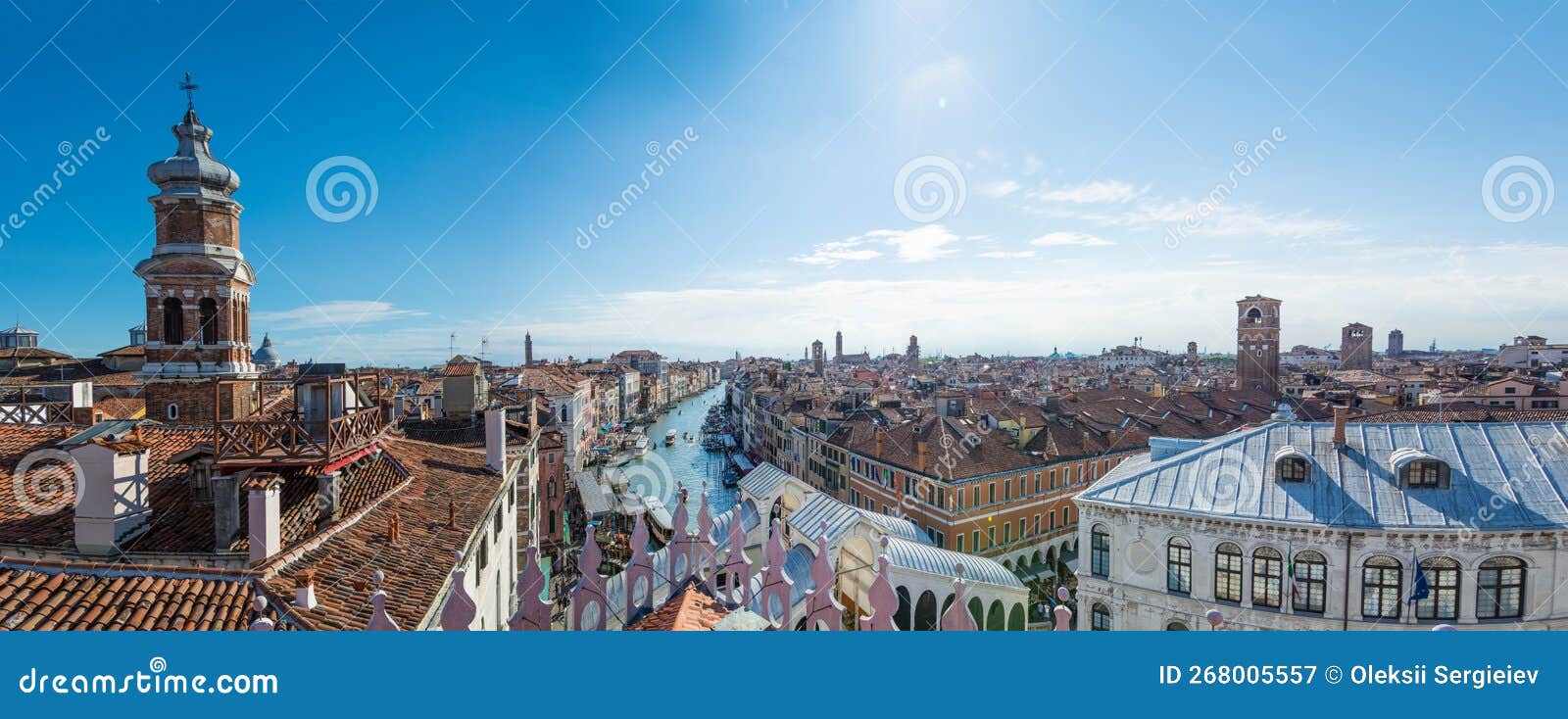 Panorama of Venice from a Bird`s Eye View Editorial Photography - Image ...