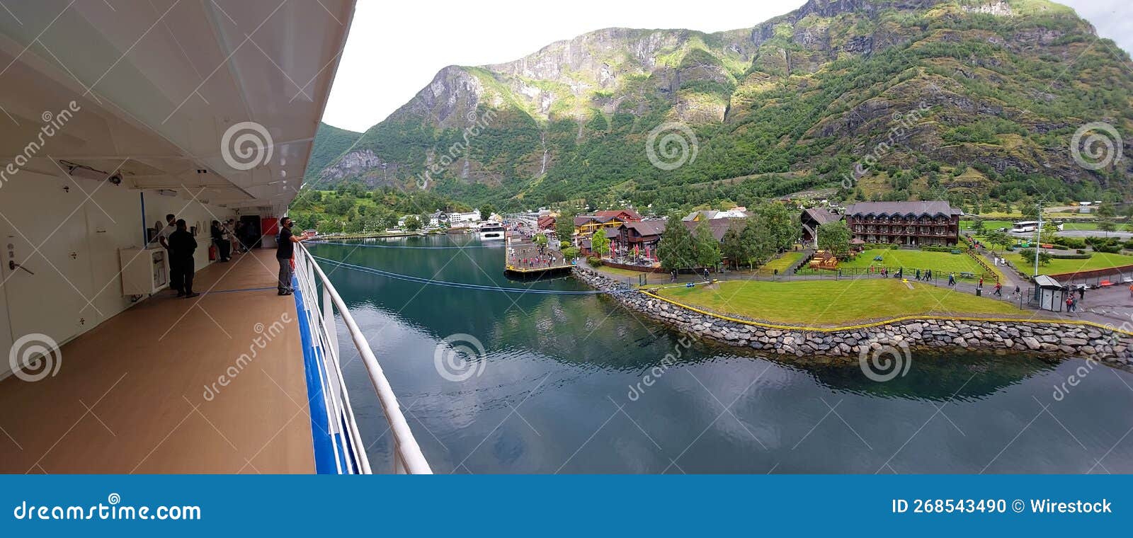 Panorama View of a Beautiful Boat Sailing in the Sea Editorial Image ...