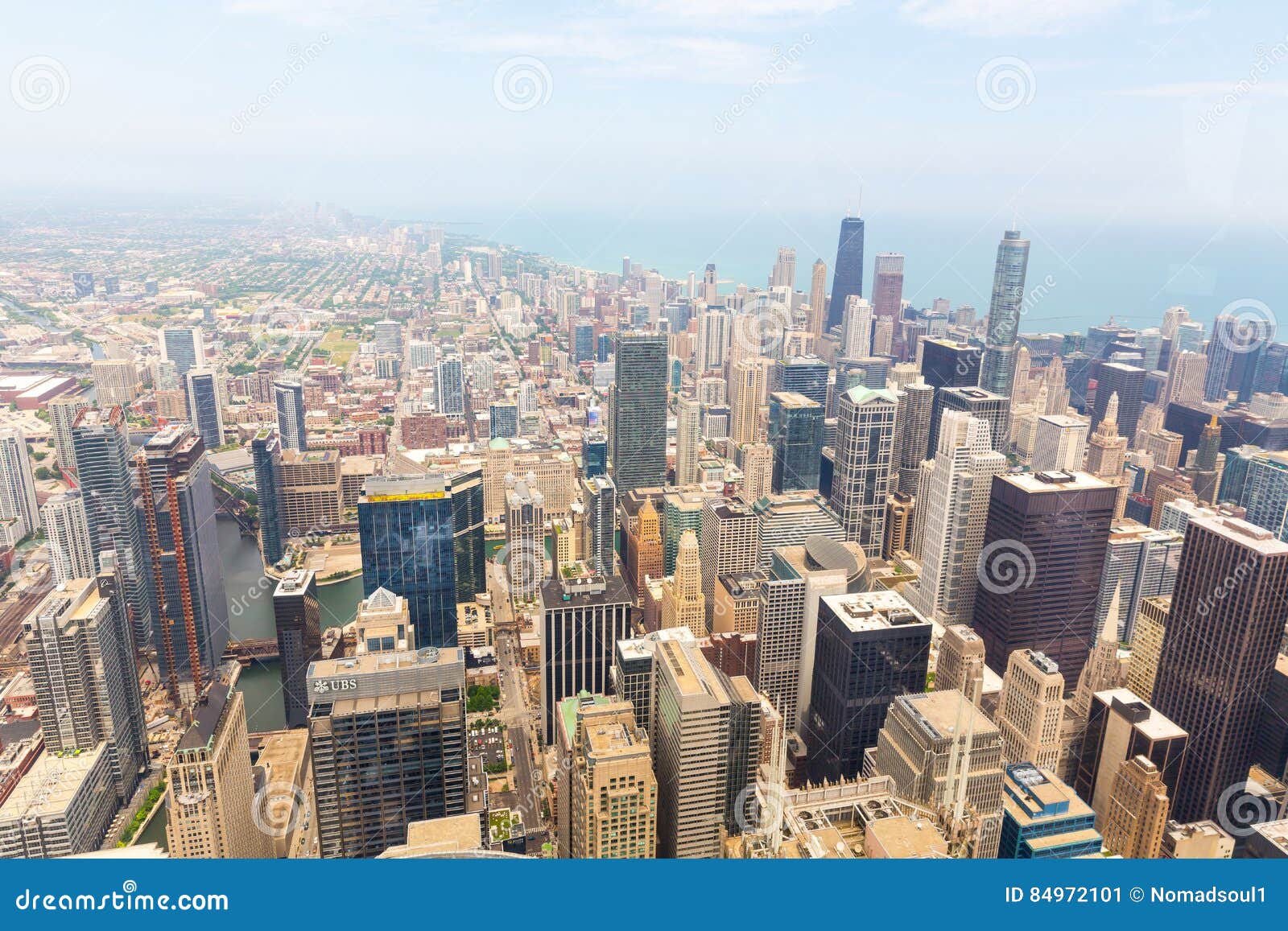 Panorama View of Downtown Chicago Editorial Photo - Image of america ...