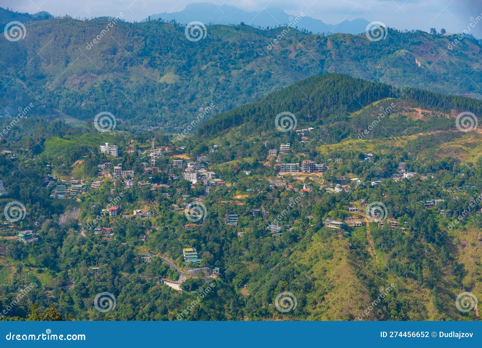 Panorama View of Ella at Sri Lanka Stock Photo - Image of culture ...