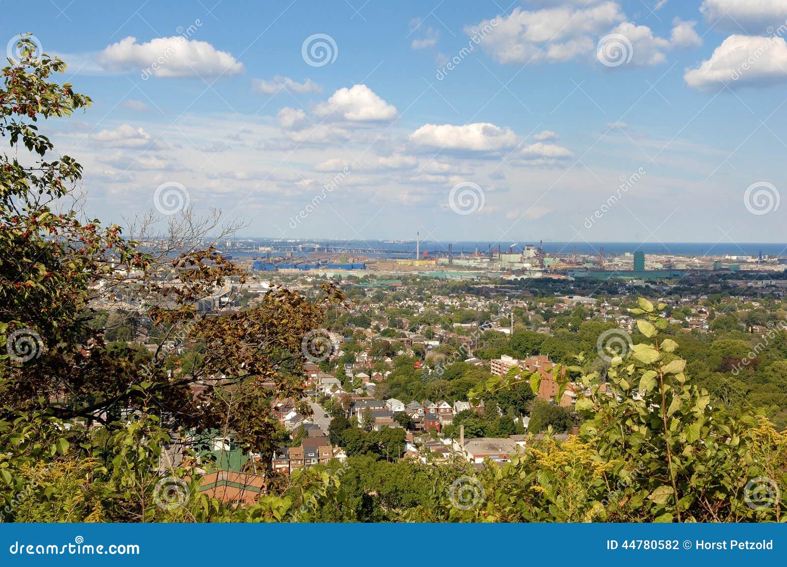 Panorama View of Hamilton, Canada. Stock Photo - Image of journey ...
