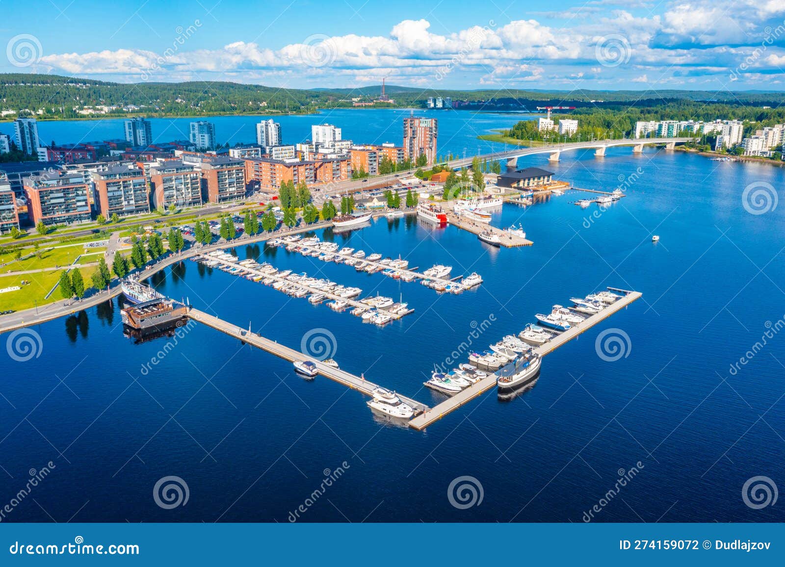 Panorama View of Jyvaskyla, Finland Editorial Photography - Image of ...
