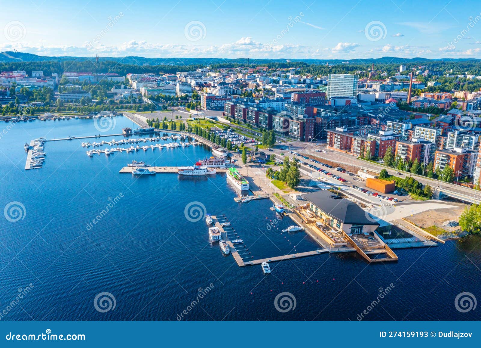 Panorama View of Jyvaskyla, Finland Editorial Stock Photo - Image of ...