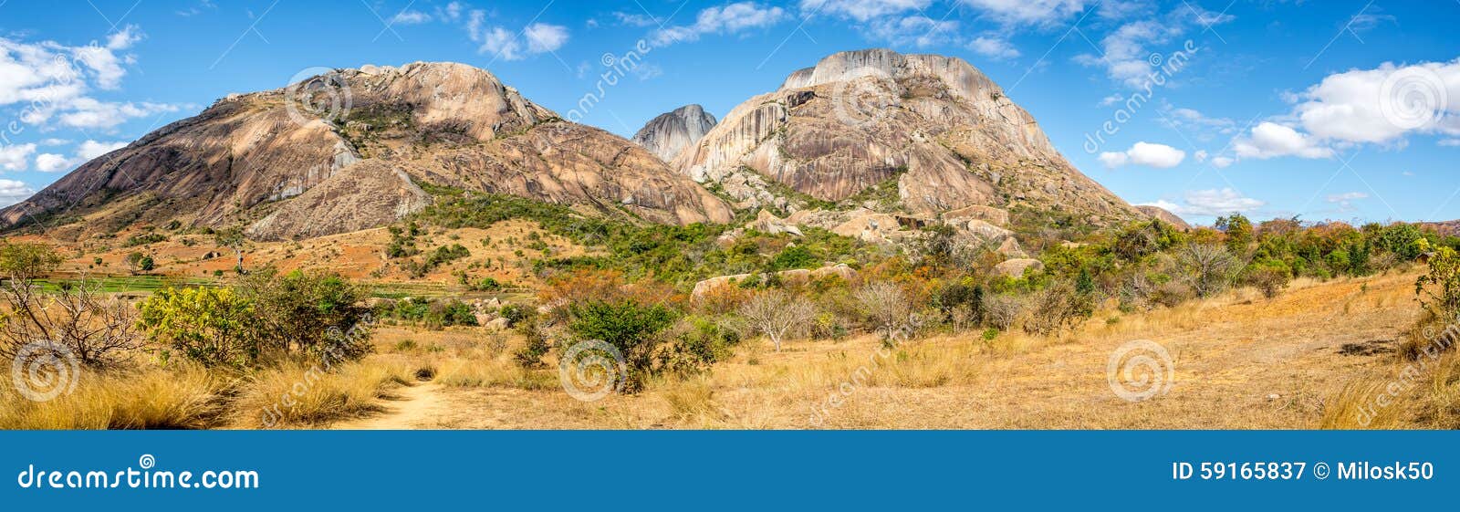 Panorama View at the Rocks in Anja Park Stock Image - Image of park ...