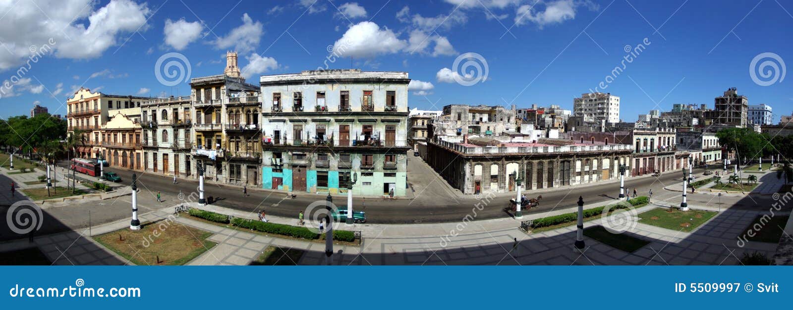 Panorama view of street stock image. Image of architecture - 5509997
