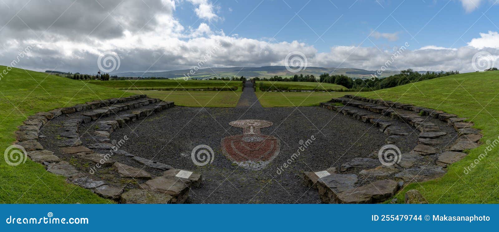 Panorama View of the Sun Amphitheatre in the Crawick Multiverse in ...