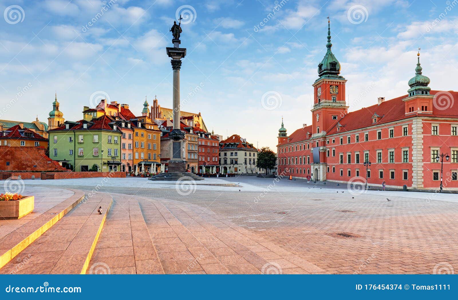 Panorama of Warsaw Old Town, Poland Stock Photo - Image of european ...