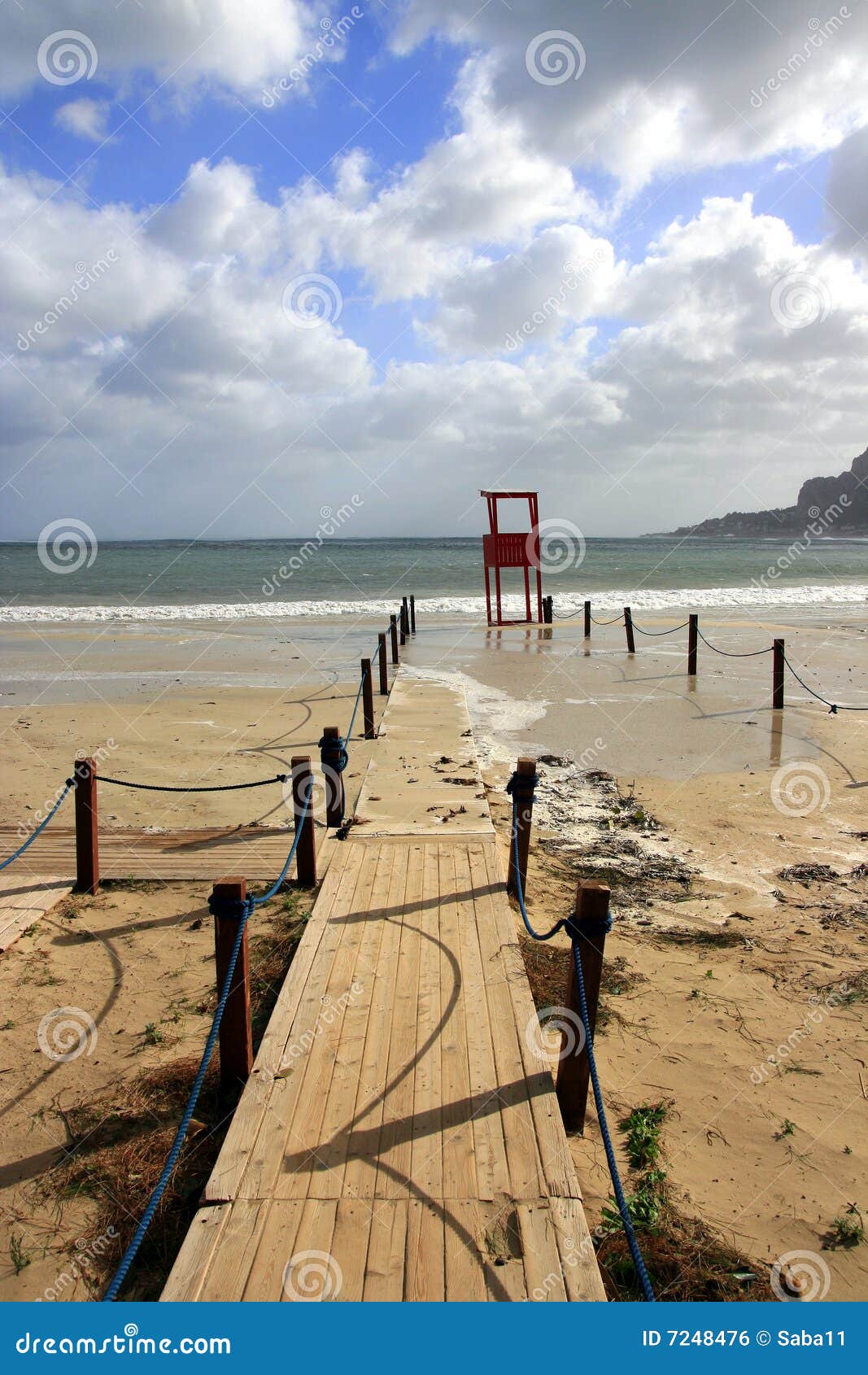 Panorama of way to the sea stock photo. Image of dream - 7248476