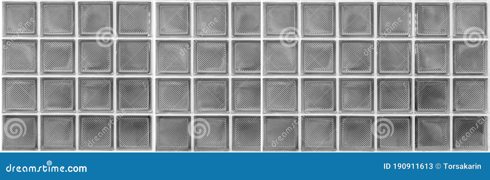 White Glass Block Wall Seamless Background and Texture Stock ...