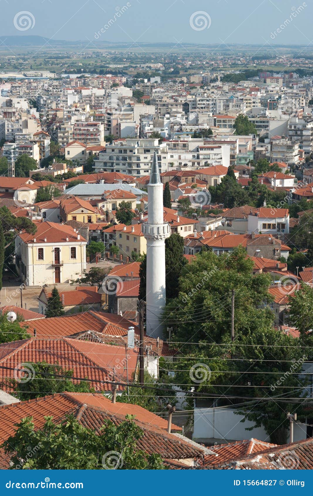 Panorama of Xanthi City, Greece Stock Image - Image of cityscape ...