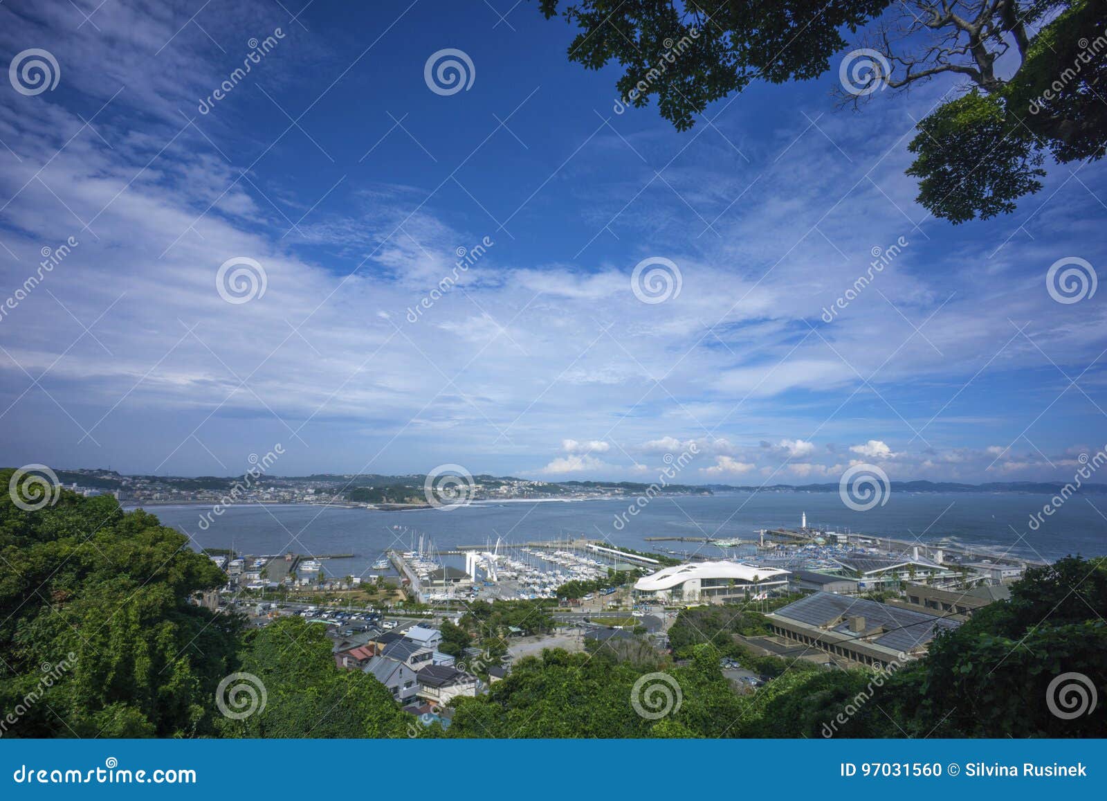 Panoramaansicht Von Enoshima, Japan Redaktionelles Bild - Bild von ...