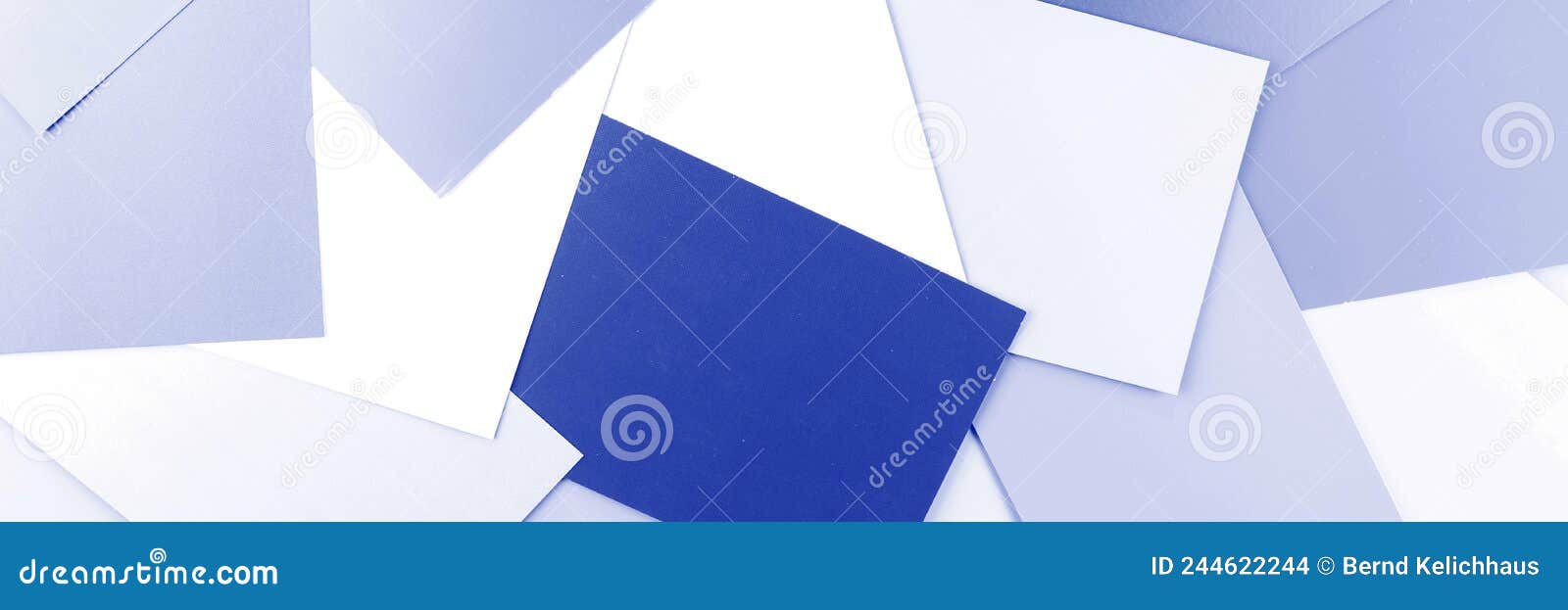 Panoramic Background of Blue Paper Sheets Stock Illustration ...