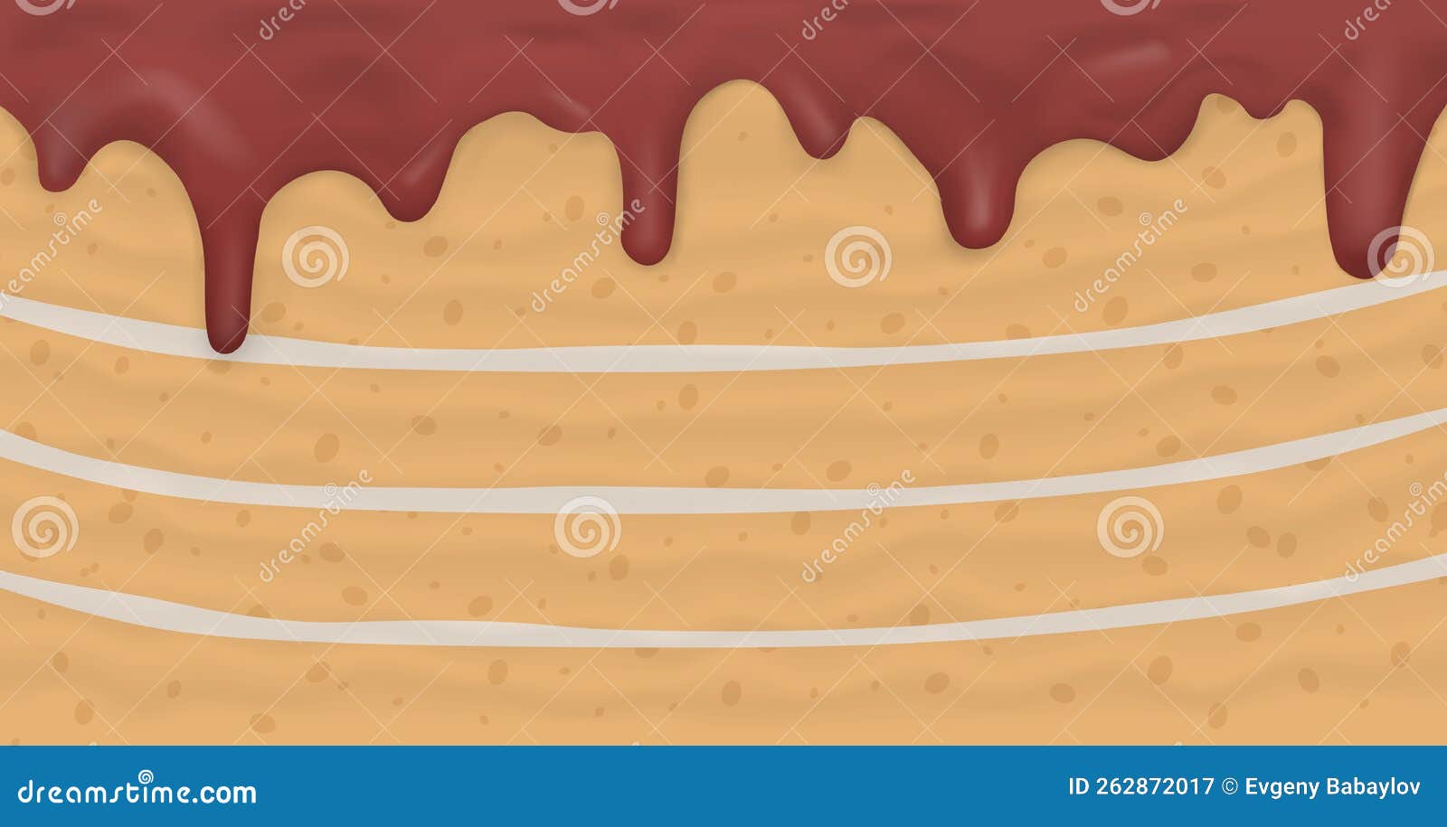 Panoramic Background Layer Cake, Food Texture - Vector Stock Vector ...