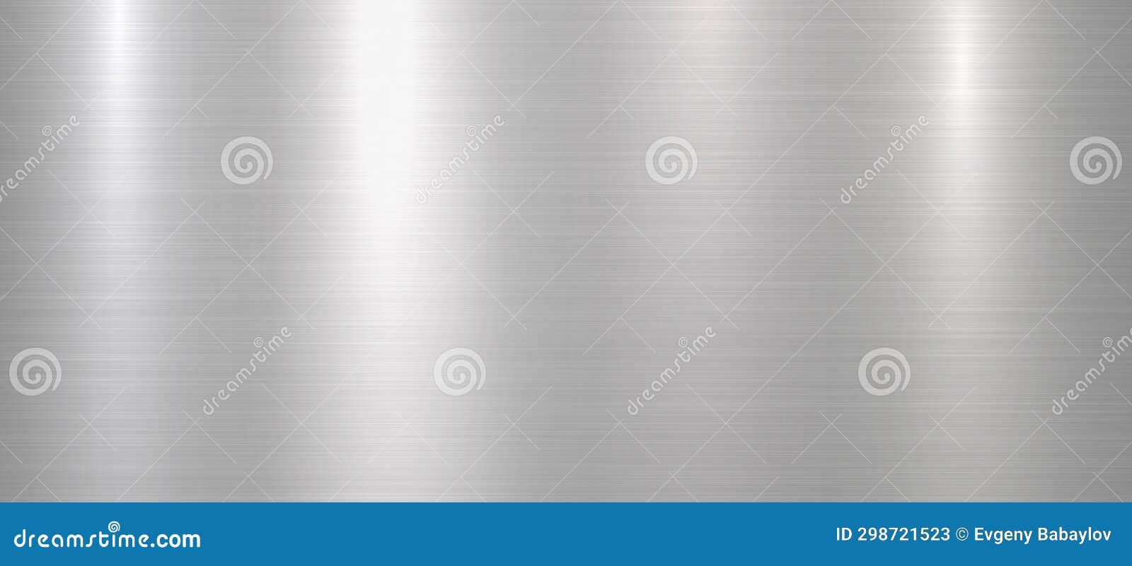 Panoramic Background Silver Steel Metal Texture - Vector Stock ...