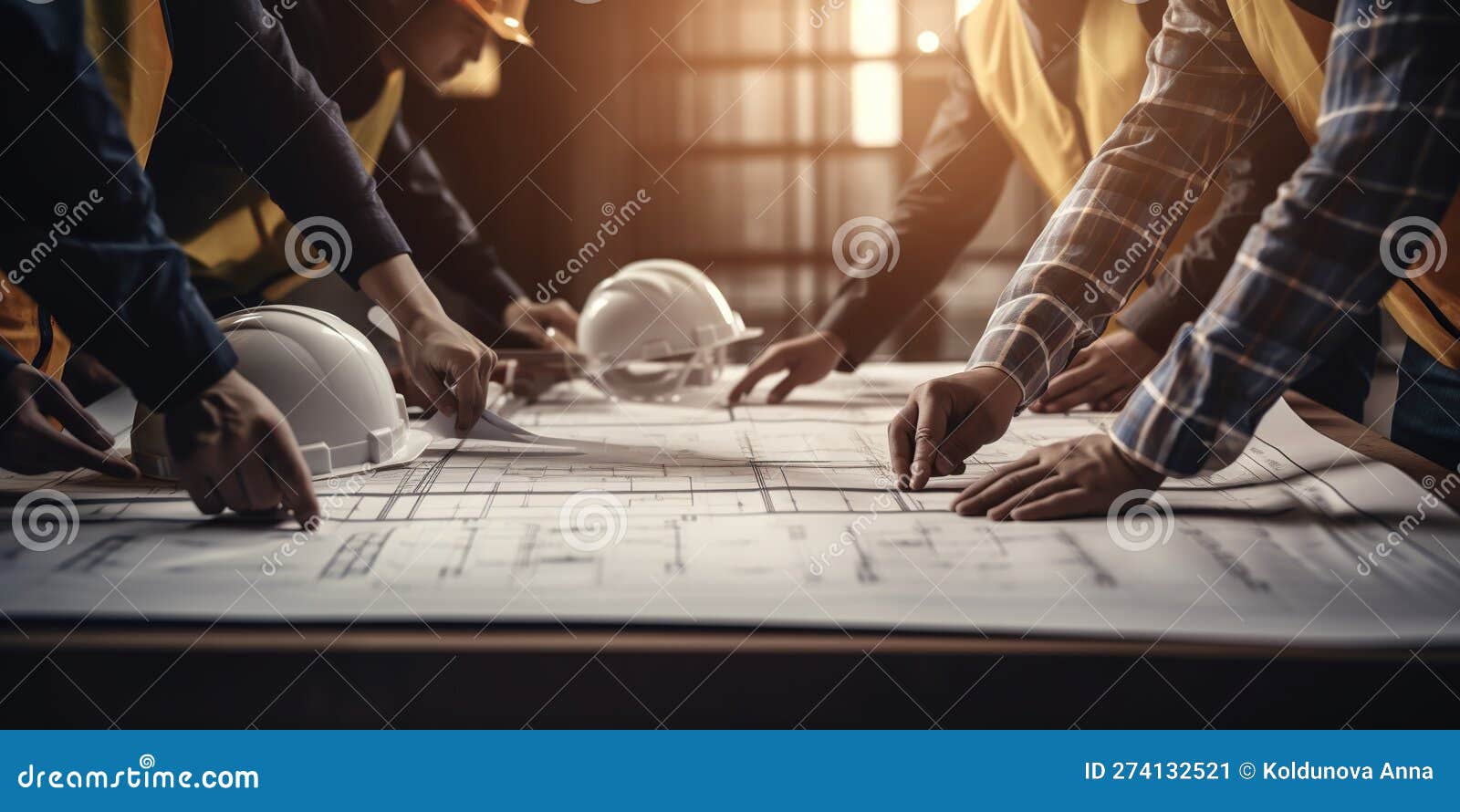 Panoramic Banner of Construction and Structure of Creation, Created ...