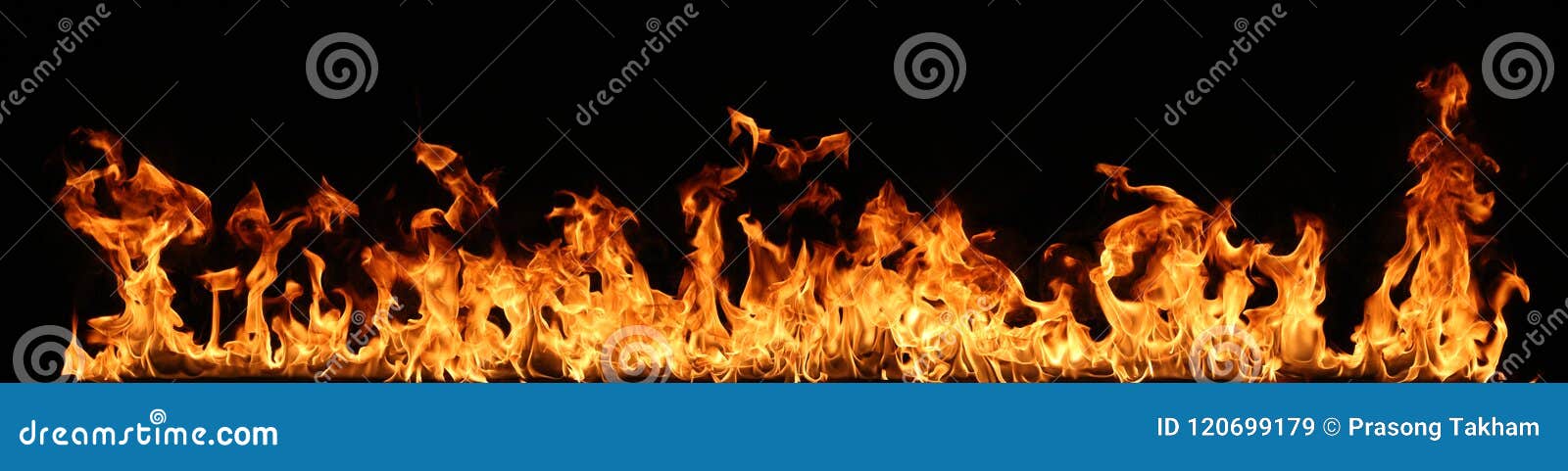 Panoramic banner of fire stock image. Image of flames - 120699179