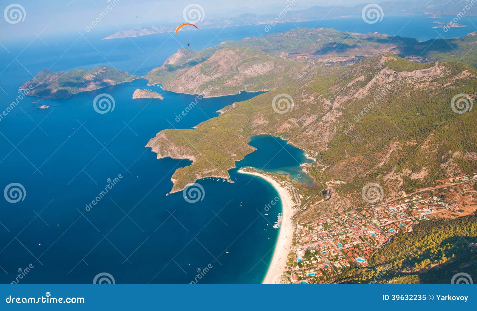 Panoramic Bird S-eye View on Turkey Stock Image - Image of ...