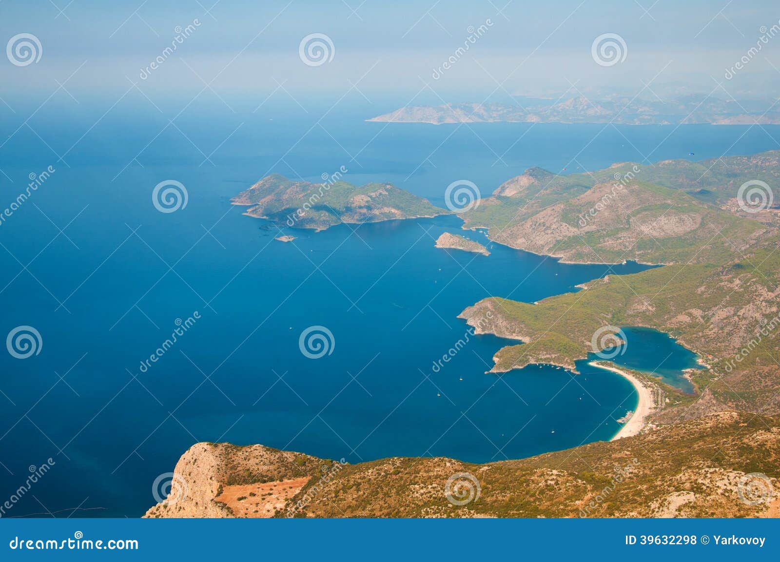 Panoramic Bird S-eye View on Turkey Stock Photo - Image of fethiye ...